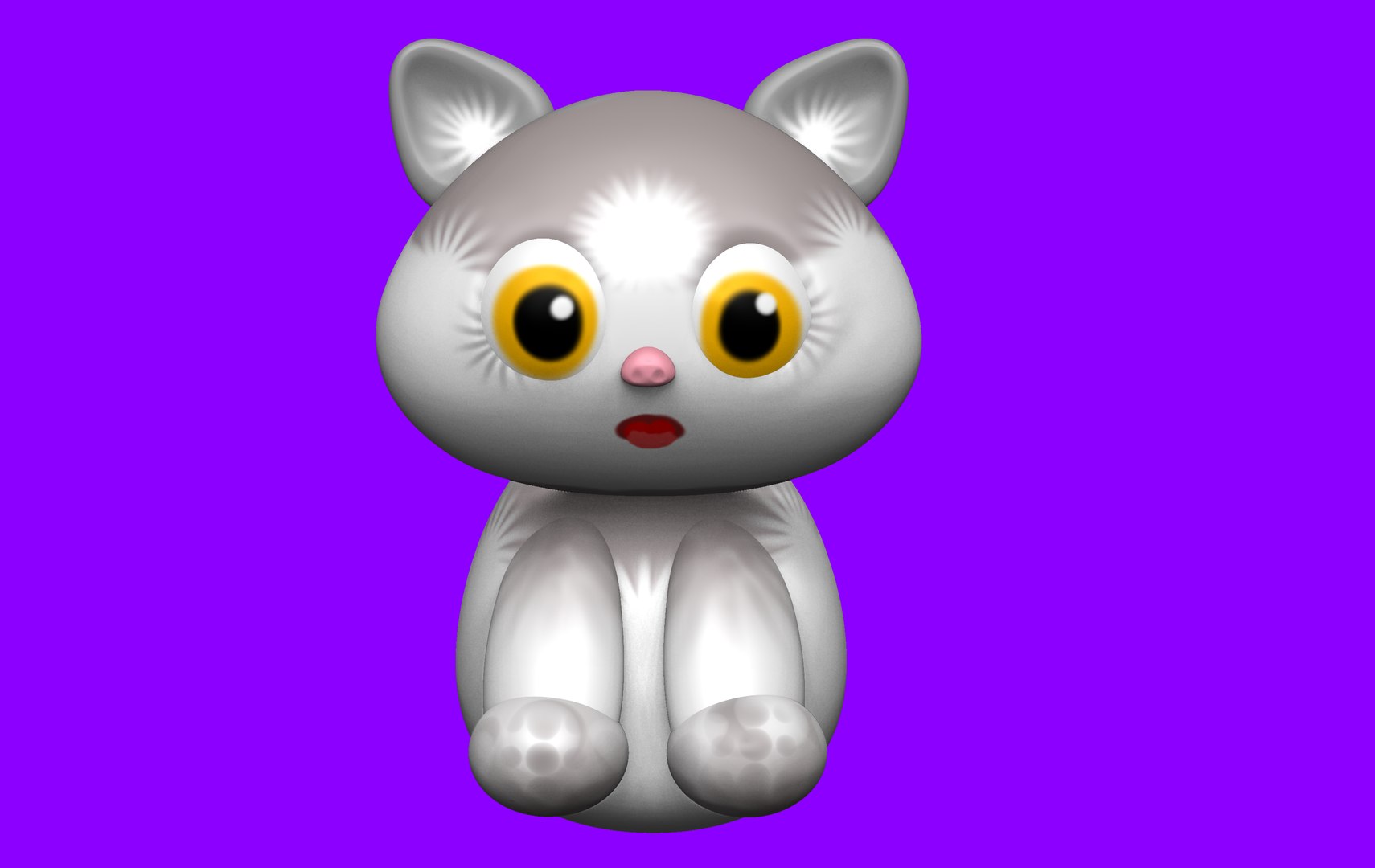 CAT Emoji - Cartoon 3D model - TurboSquid 2163300