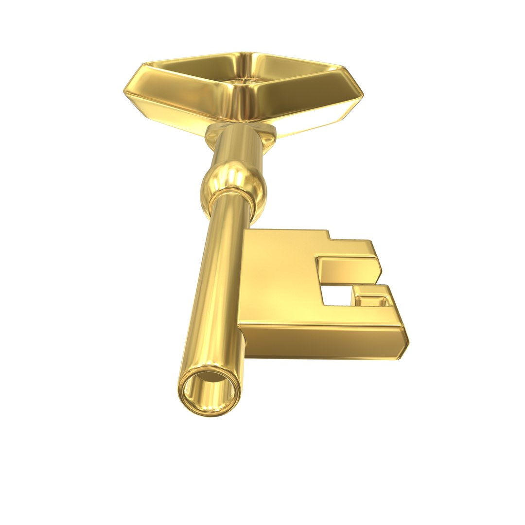 3D Golden Key 3d-model - TurboSquid 2322466
