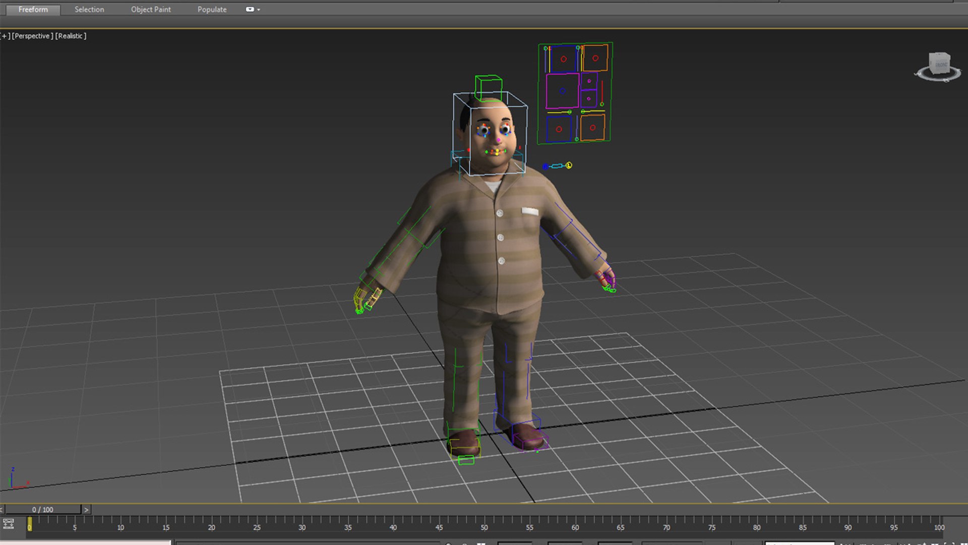 Cartoon Man Rigged Character 3D Model - TurboSquid 1310346