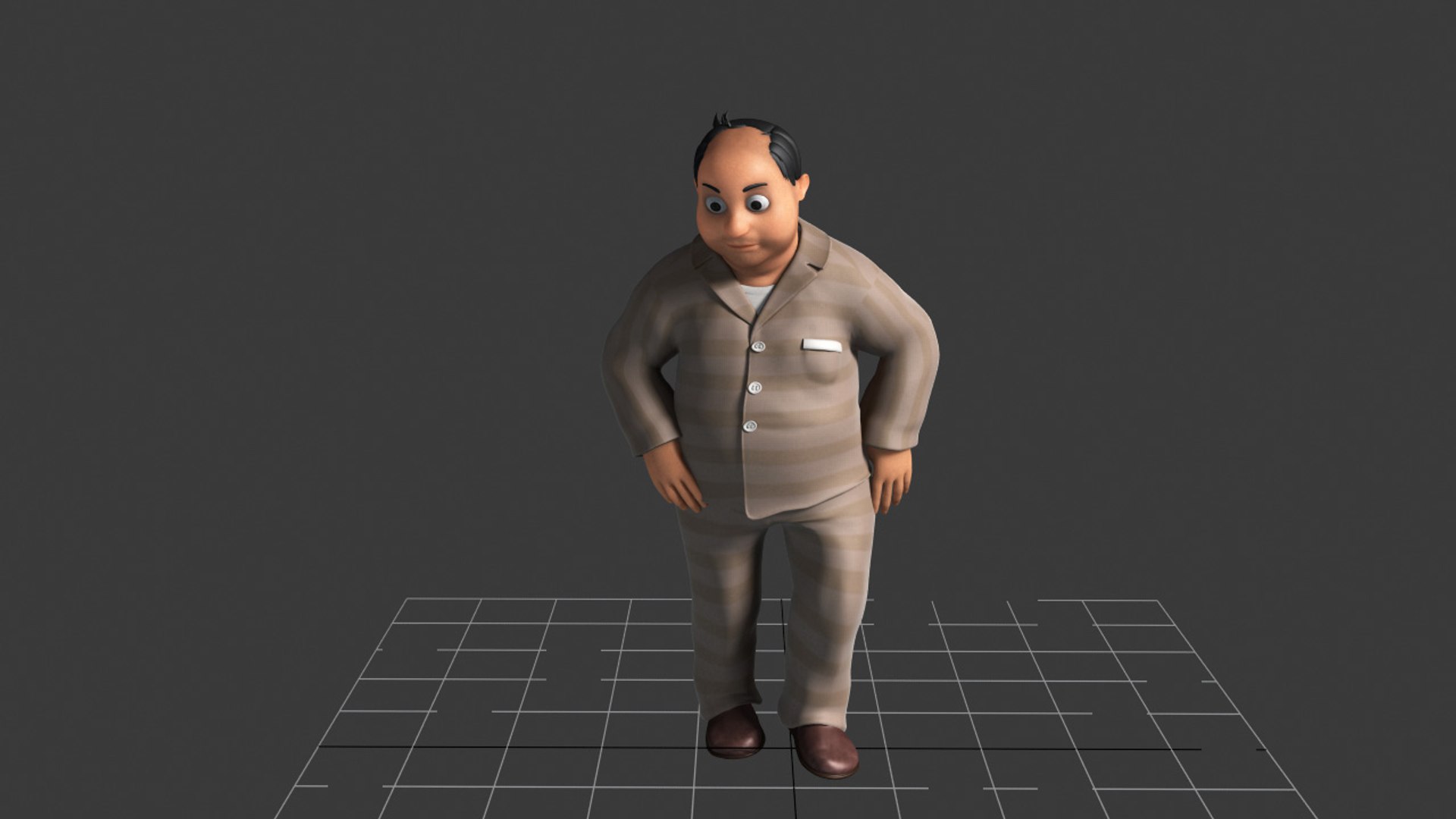 Cartoon Man Rigged Character 3D Model - TurboSquid 1310346