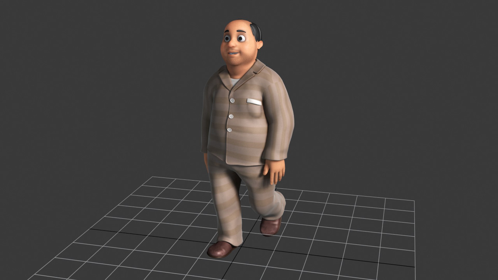Cartoon Man Rigged Character 3D Model - TurboSquid 1310346