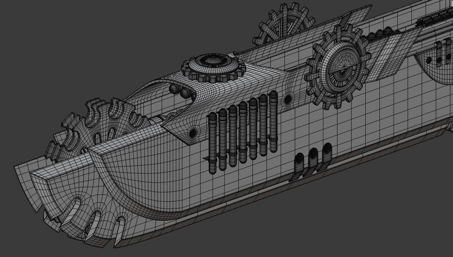 3D Model Steampunk Sword - TurboSquid 1600150