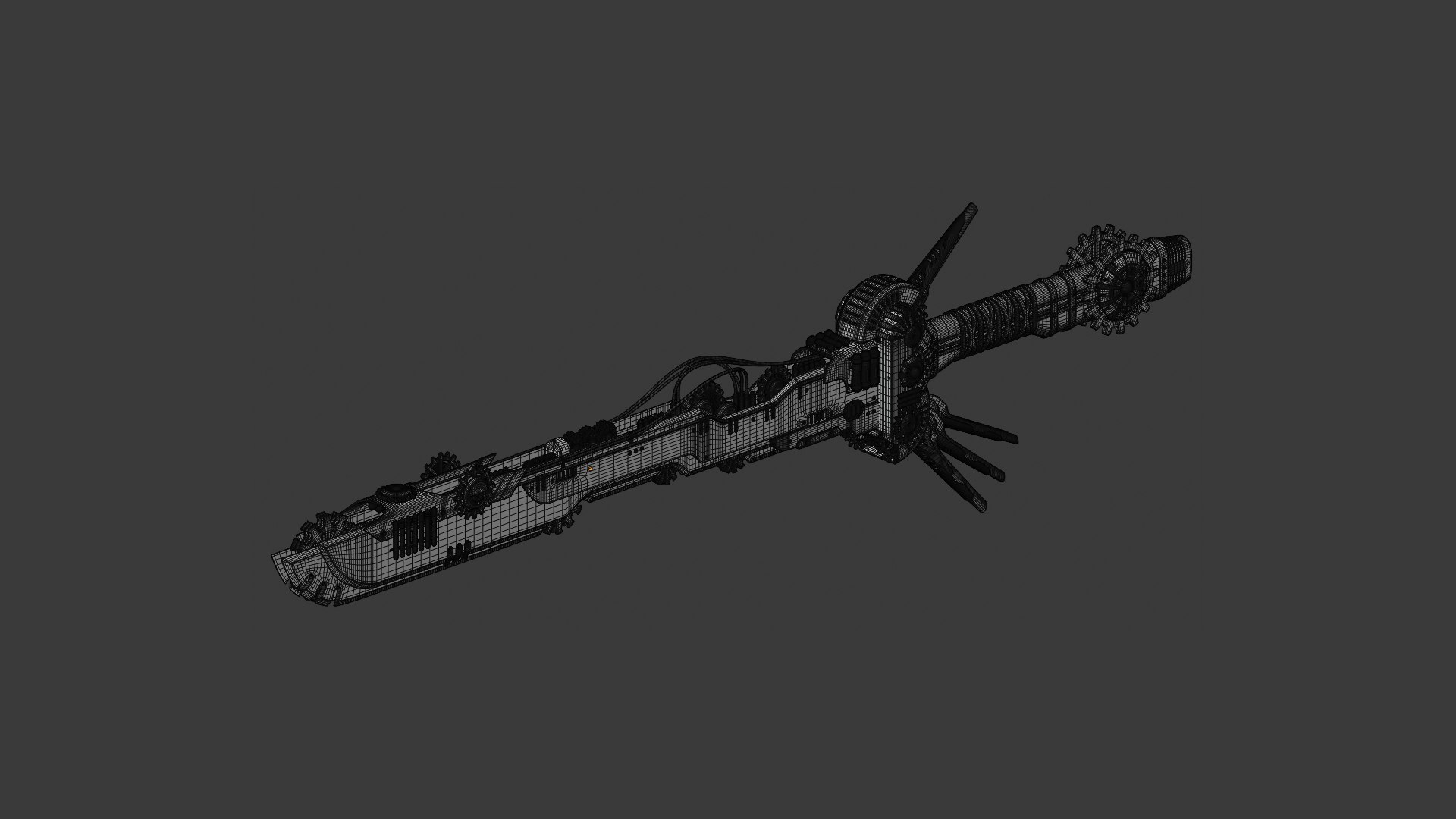 3D Model Steampunk Sword - TurboSquid 1600150