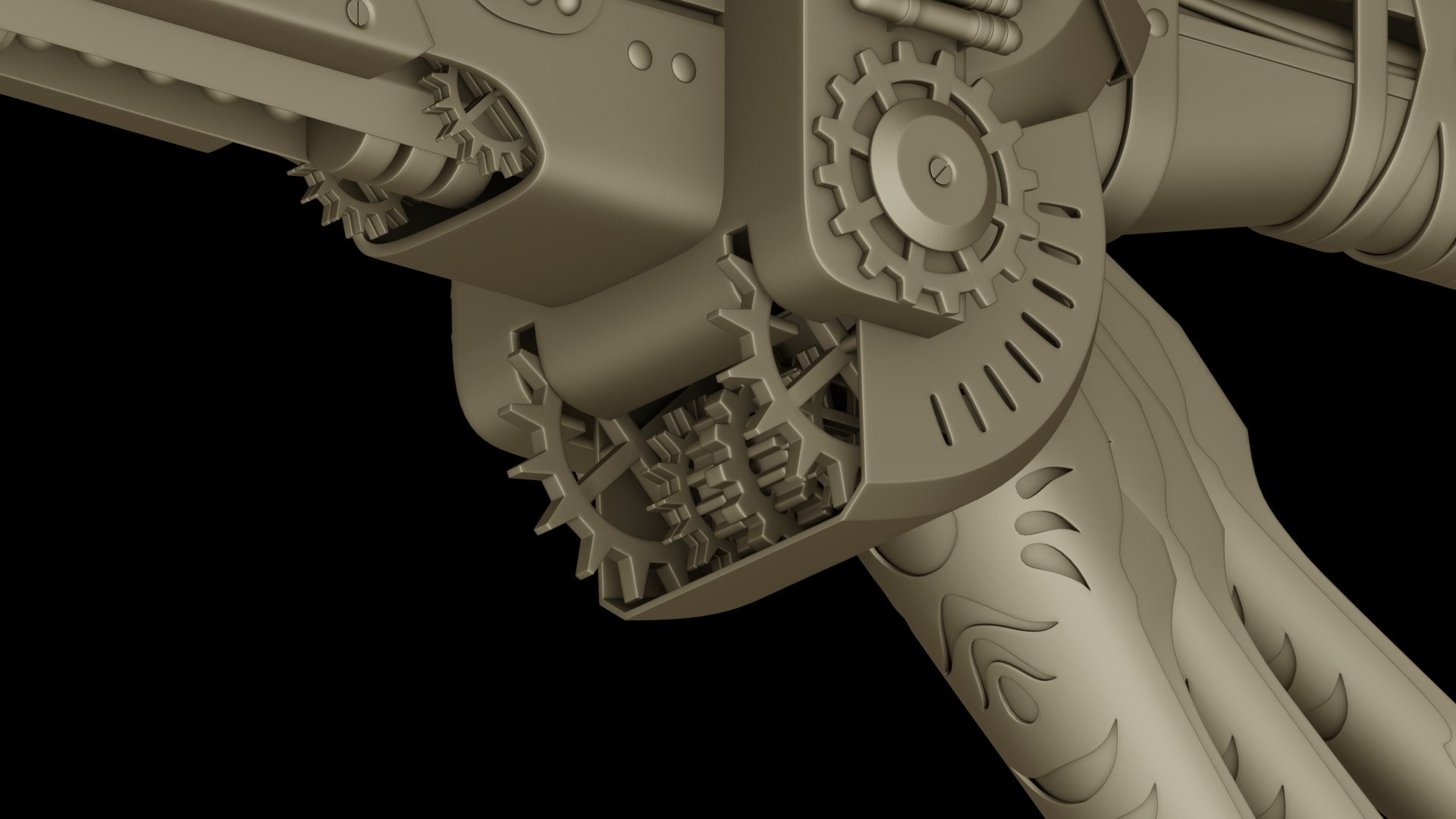 3D Model Steampunk Sword - TurboSquid 1600150