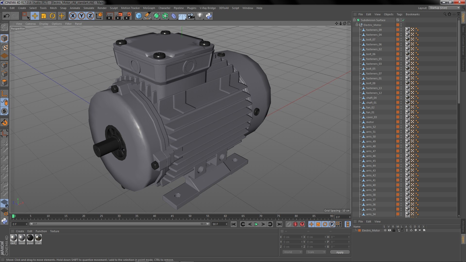 Electric Motor 3D model - TurboSquid 2093173