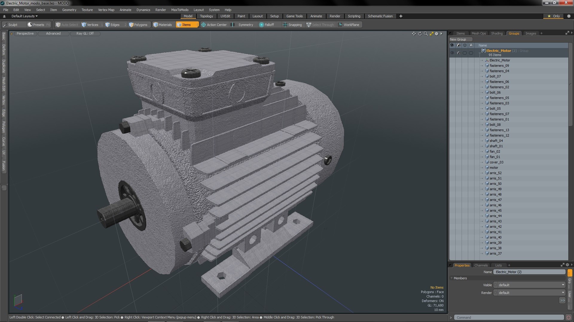 Electric Motor 3D model - TurboSquid 2093173
