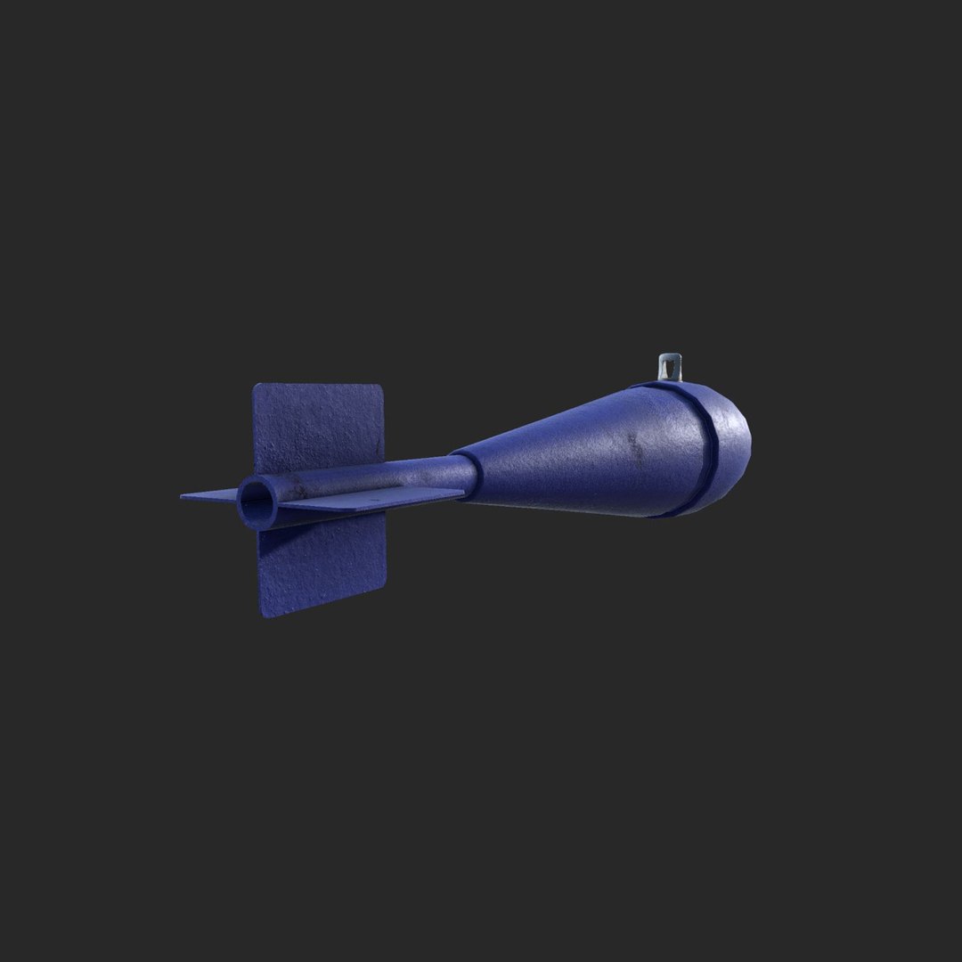 3D Model Mk 76 Practice Bomb - TurboSquid 1447266