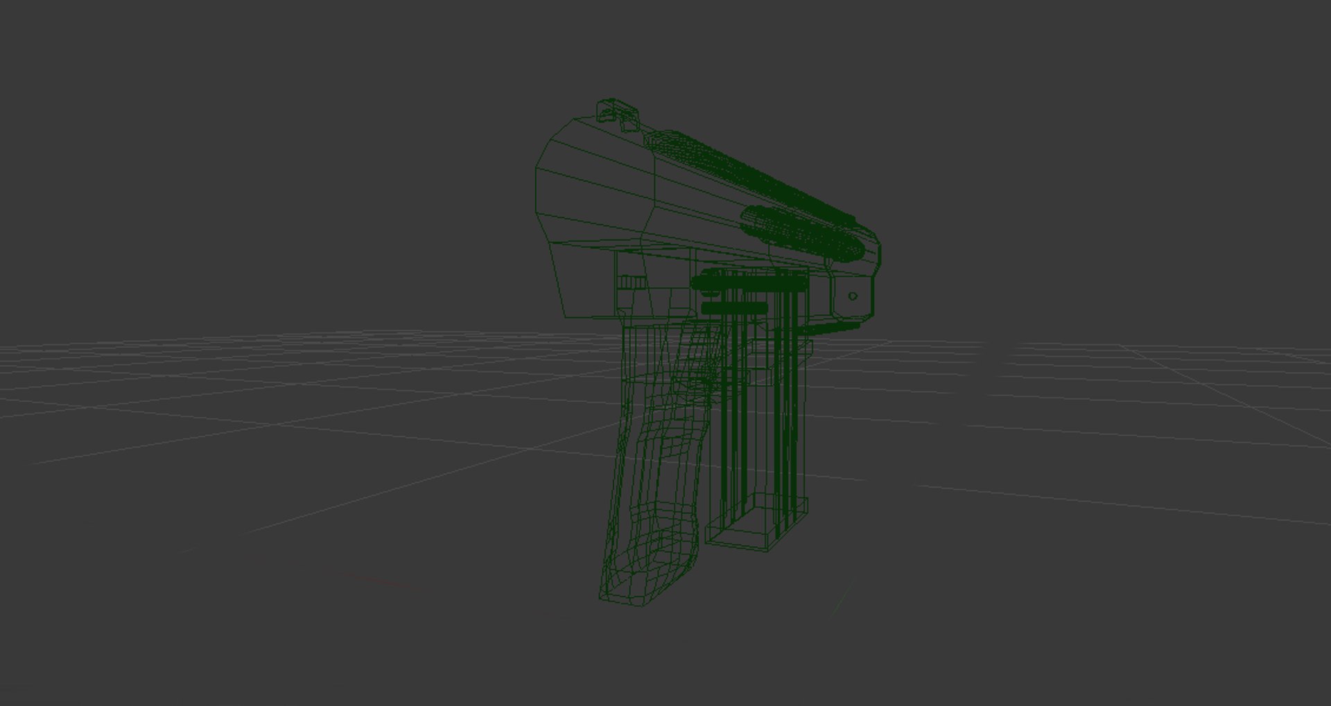 45 Caliber Compact Assault Rifle 3d Model