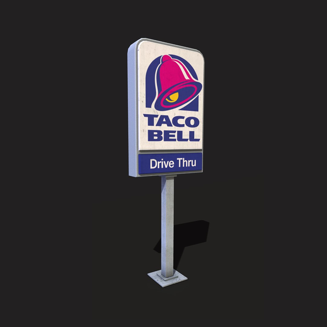 3d Model Taco Bell Restaurant