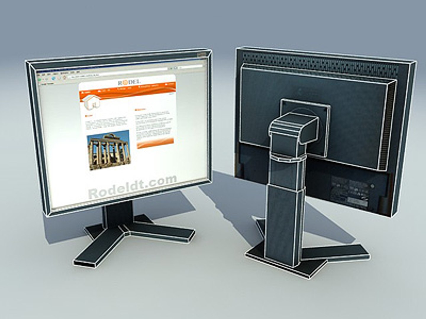 3d Pc Keyboard Mouse Model