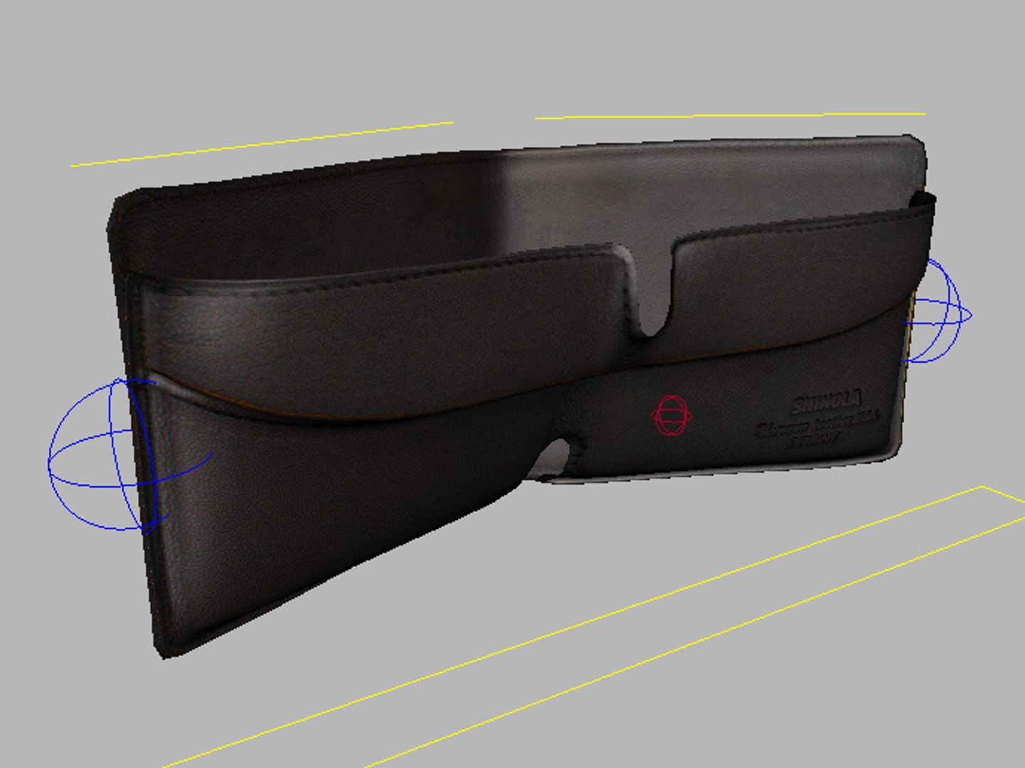 3d Rigged Wallet Model