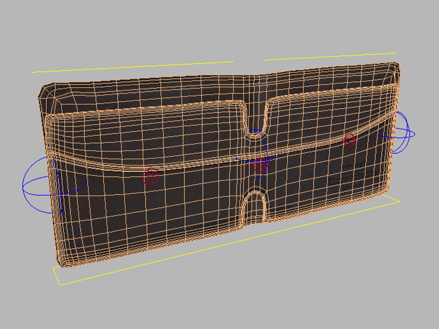 3d Rigged Wallet Model