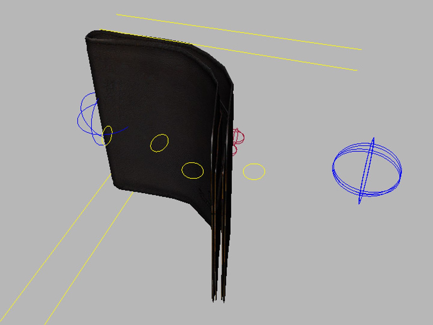 3d Rigged Wallet Model