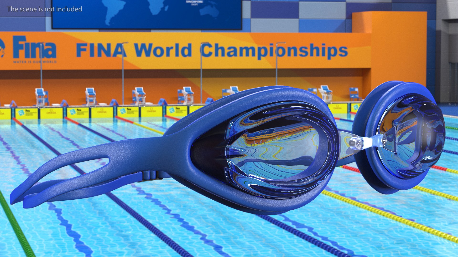 Swim Goggles 3D Model - TurboSquid 2117731