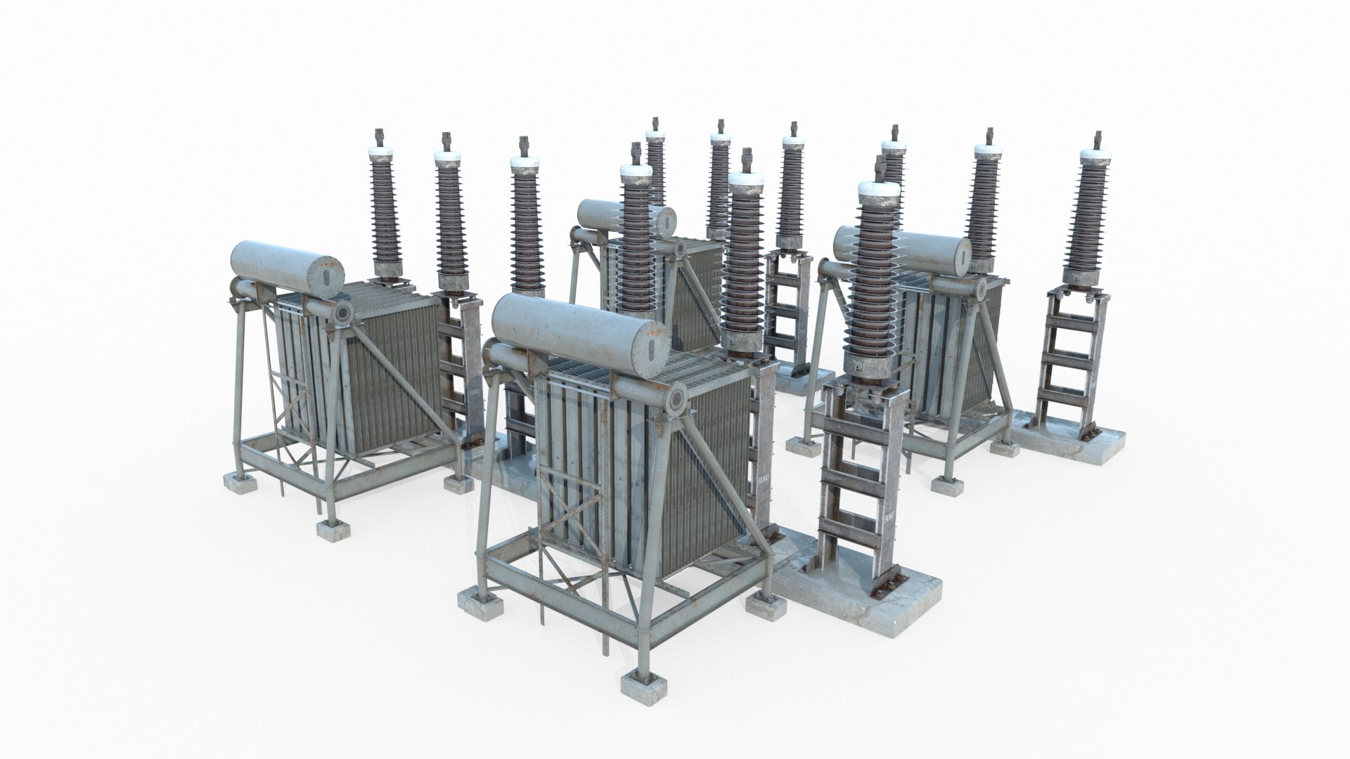 3D Model Substation Facilities And Equipment - TurboSquid 2250693