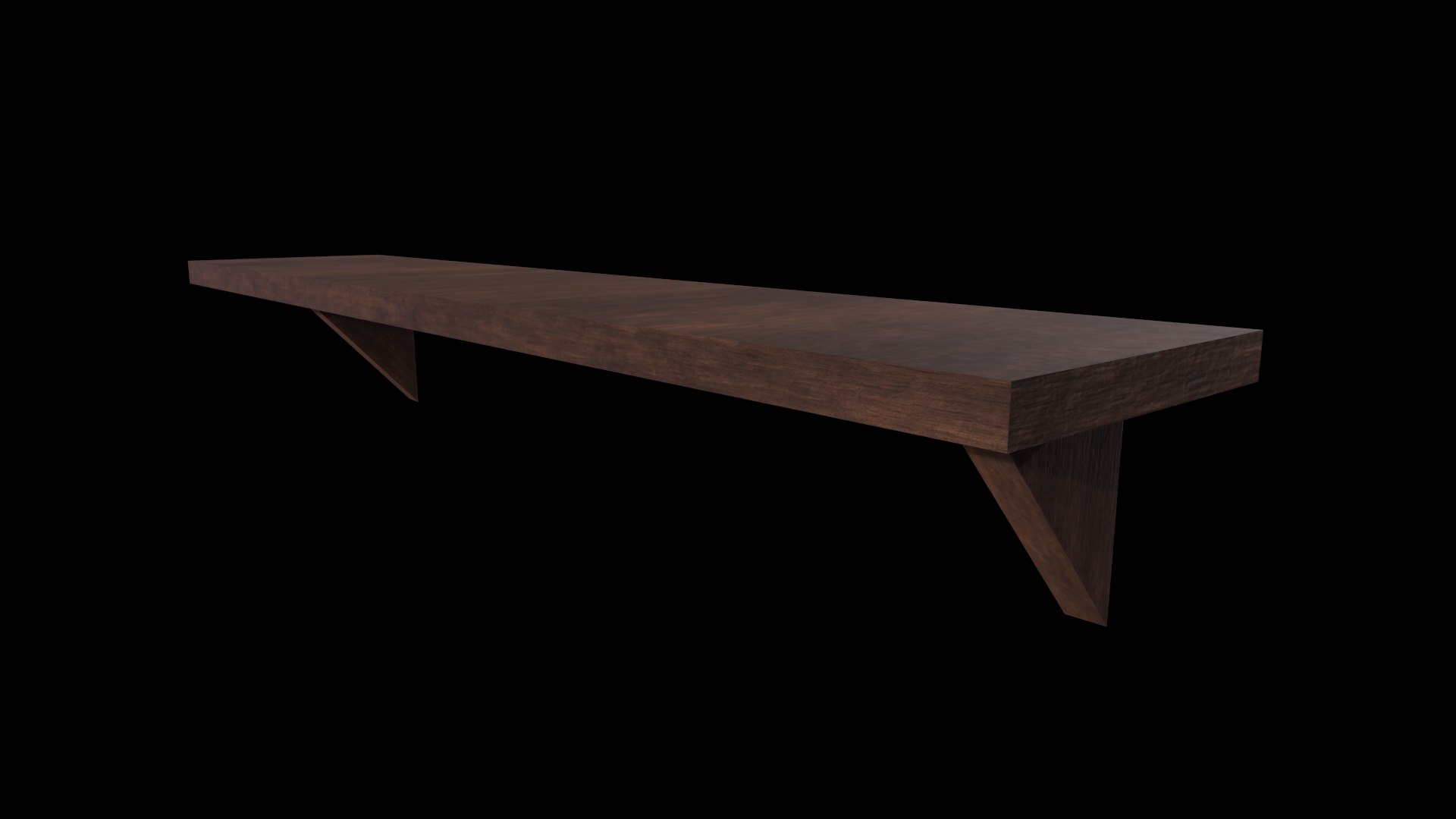 3D Wooden Shelf Game Ready Low Poly PBR 3D Model - TurboSquid 2183632