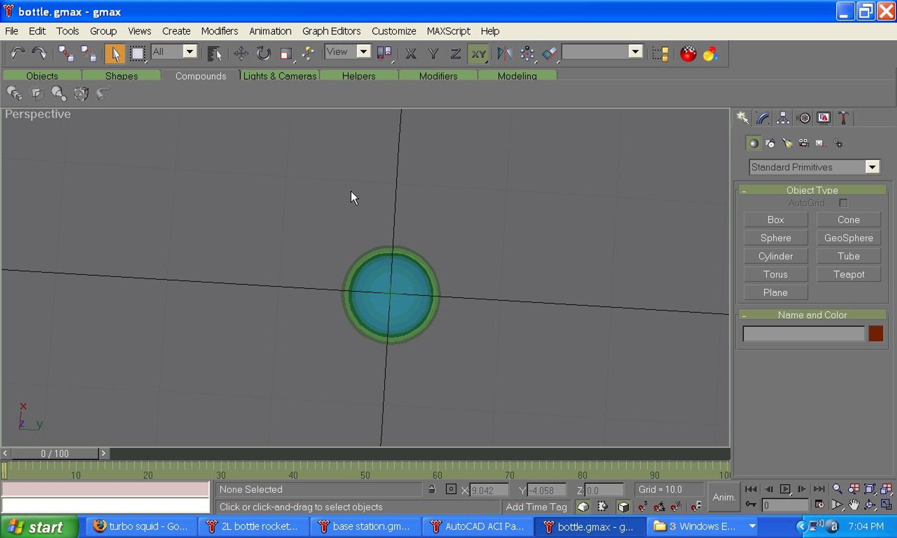 Free Bottle Water 3d Model