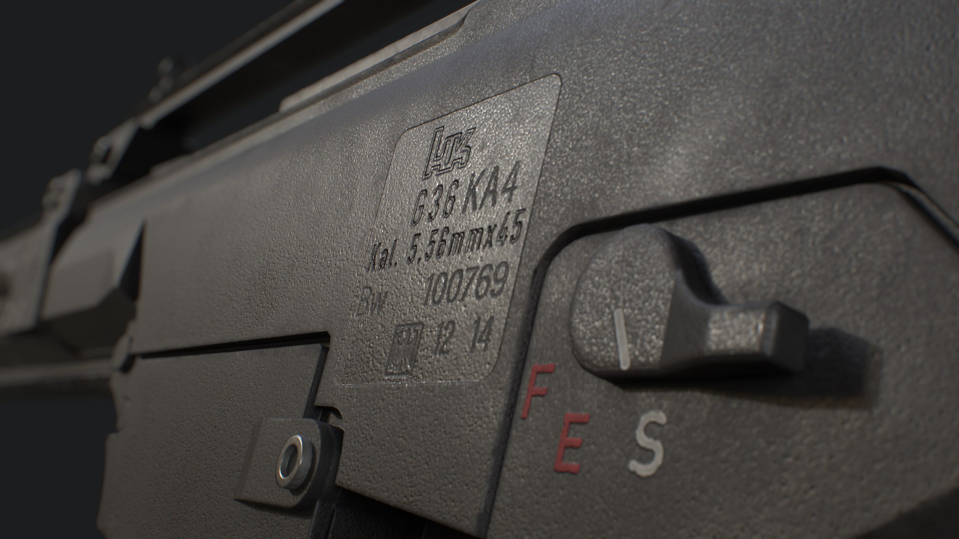 3D G36KA4 Assault Rifle - Game Ready Model - TurboSquid 2287479