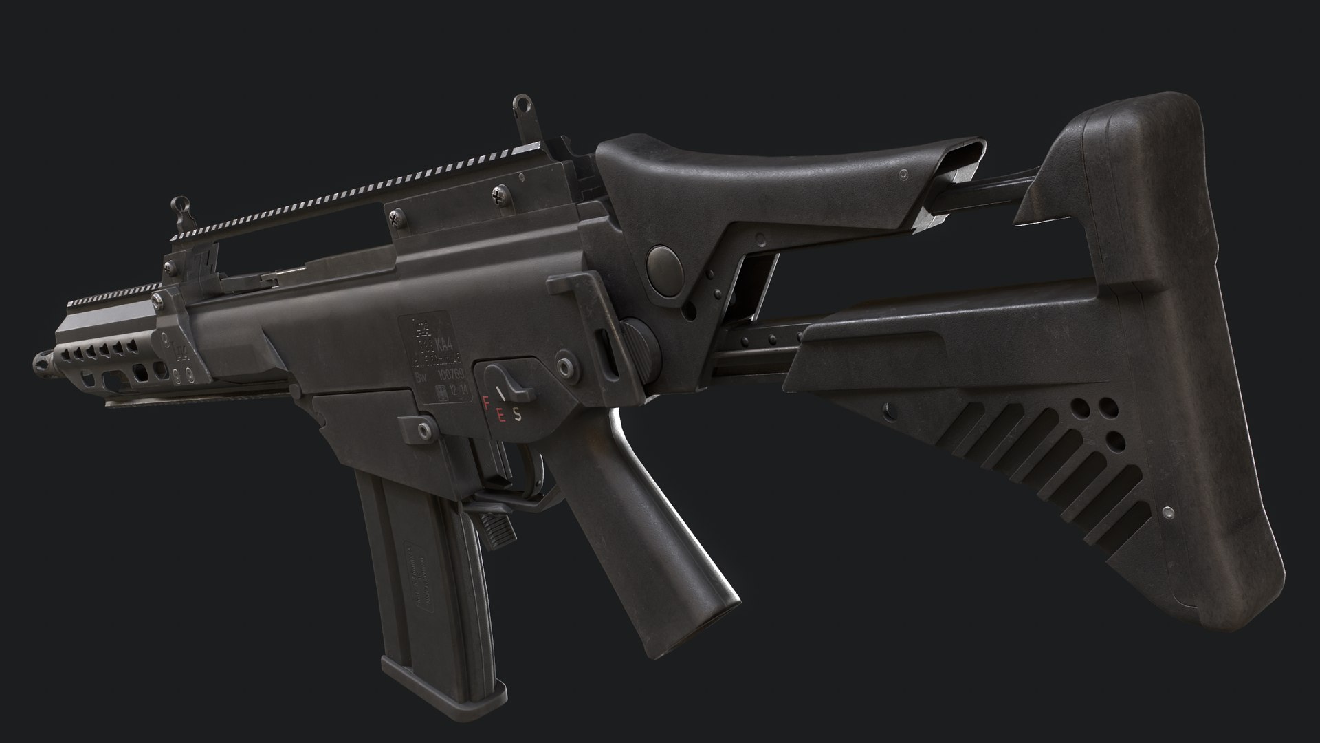 3D G36KA4 Assault Rifle - Game Ready Model - TurboSquid 2287479