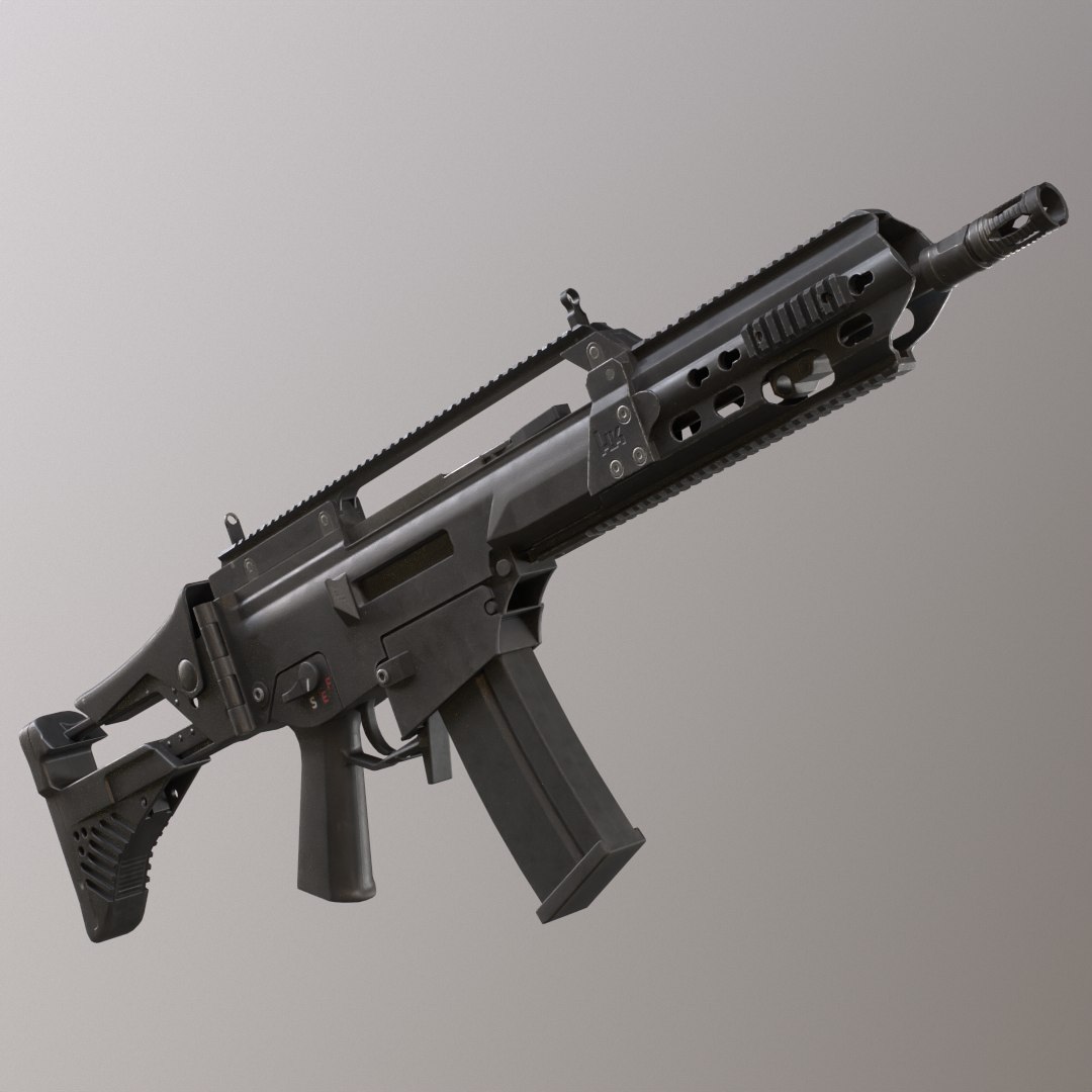 3D G36KA4 Assault Rifle - Game Ready Model - TurboSquid 2287479