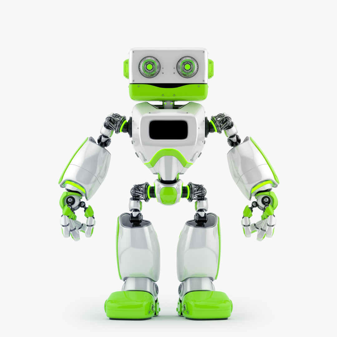 Big Retro Bot 3D Model - TurboSquid 1227468