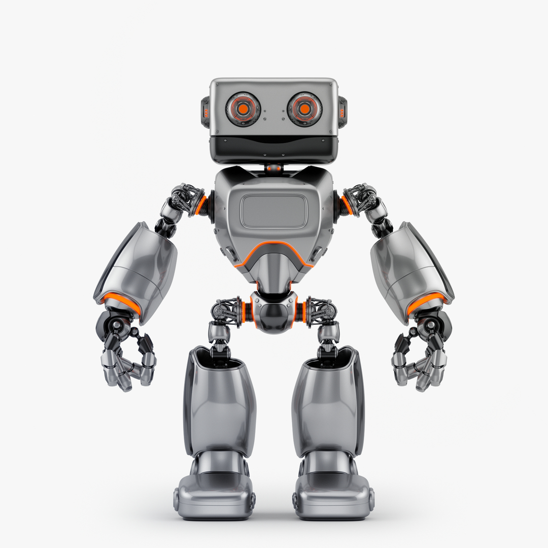 Big Retro Bot 3D Model - TurboSquid 1227468