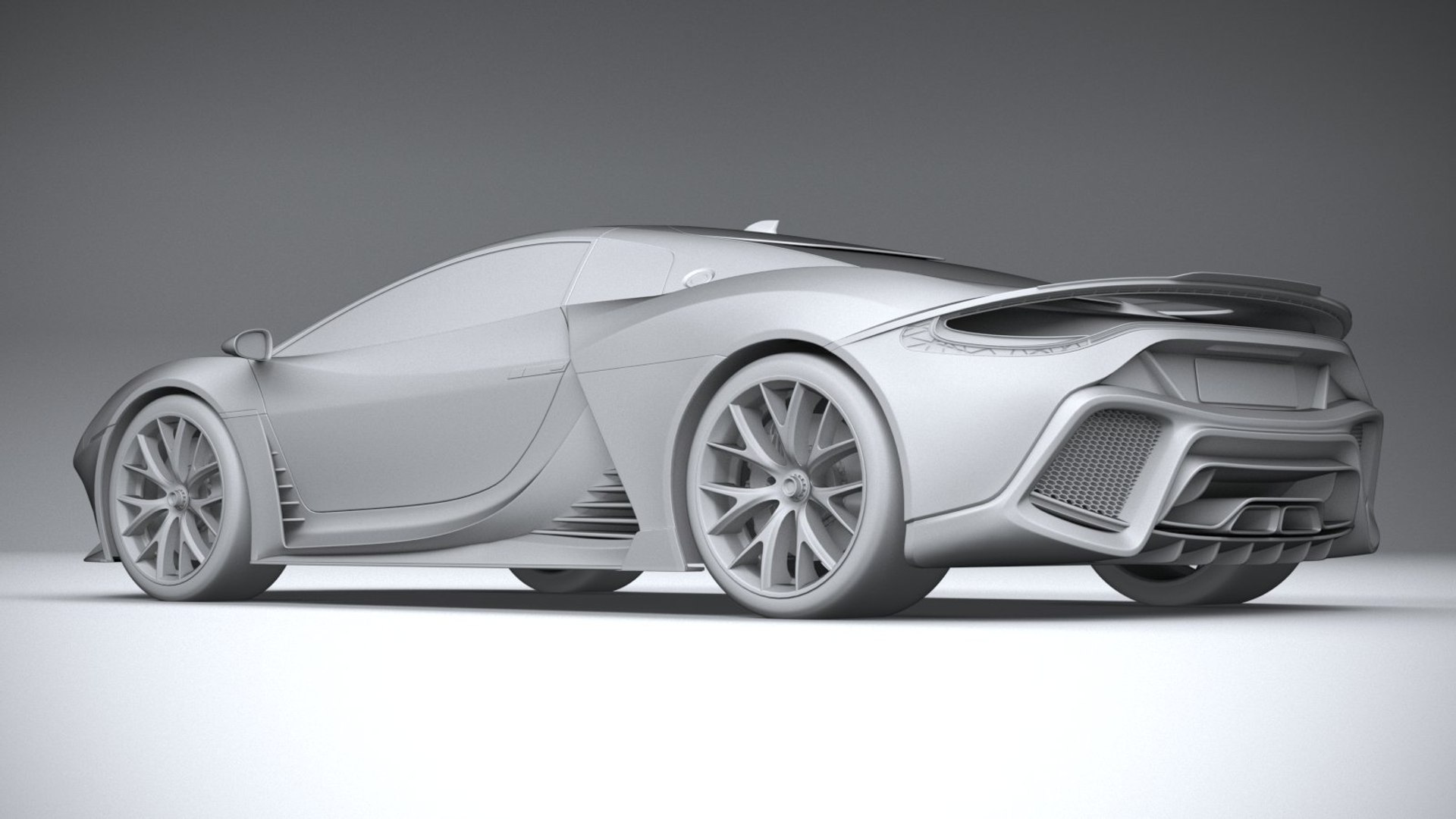 Generic supercar 2020 3D model - TurboSquid 1512121