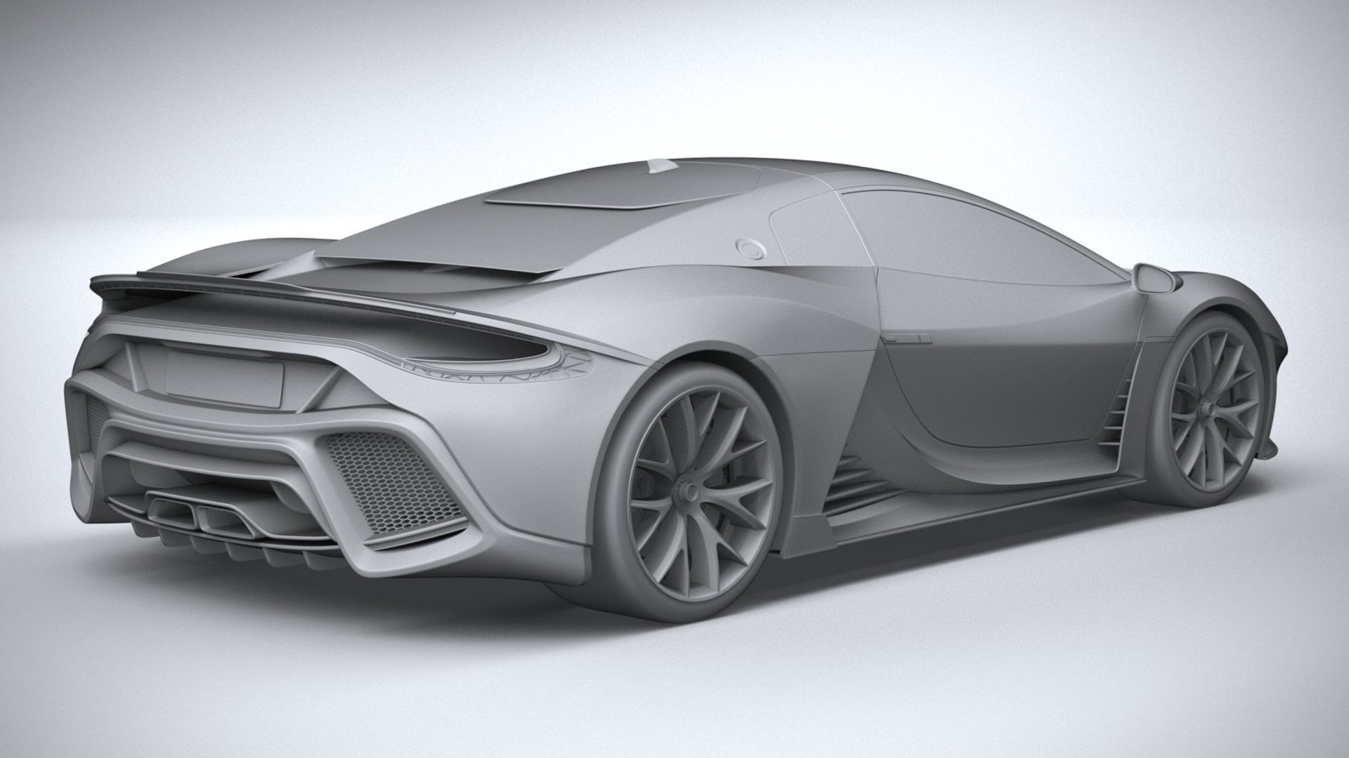 Generic supercar 2020 3D model - TurboSquid 1512121