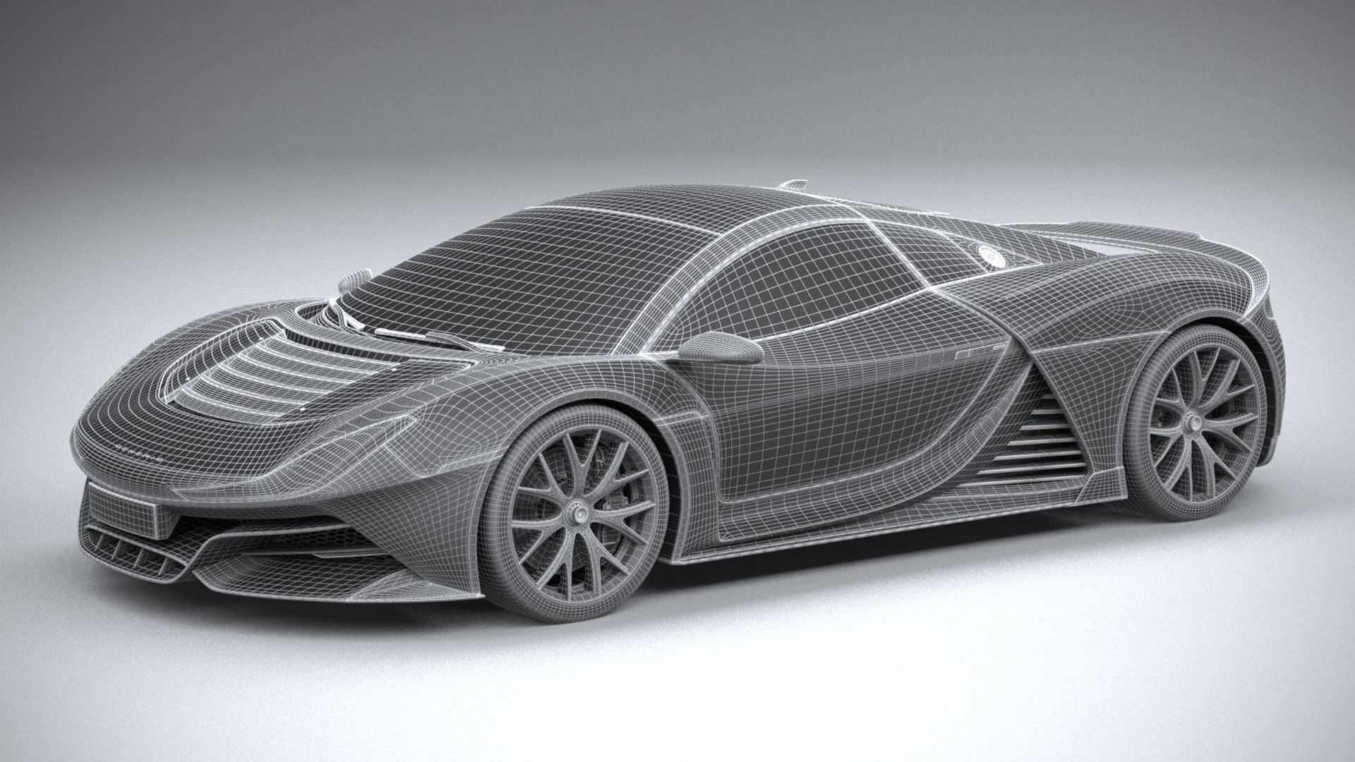 Generic supercar 2020 3D model - TurboSquid 1512121