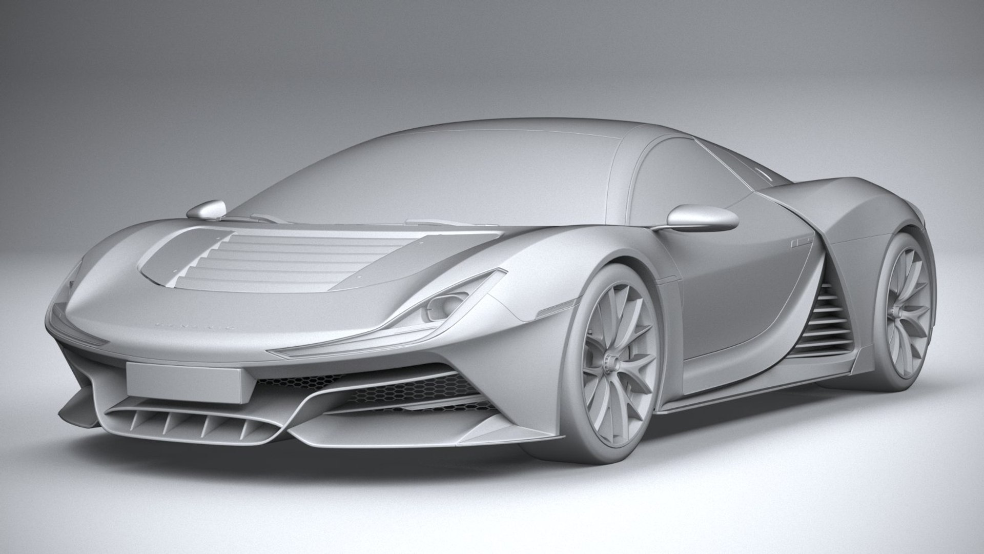 Generic supercar 2020 3D model - TurboSquid 1512121