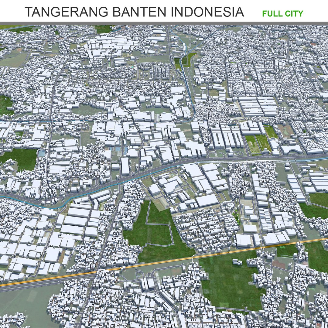 Tangerang Banten Indonesia 3D Model - TurboSquid 2154618