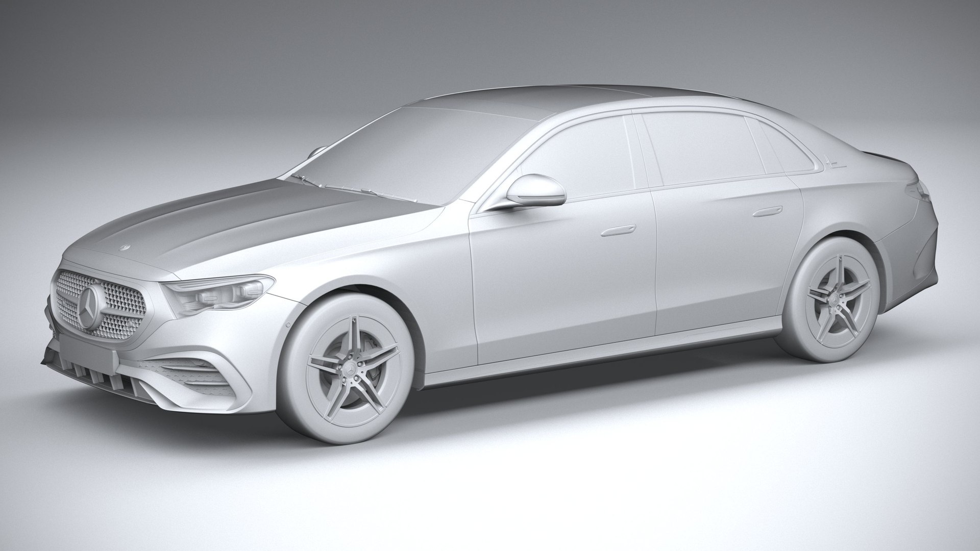Mercedes-Benz E-class Long 2024 3D model - TurboSquid 2152778