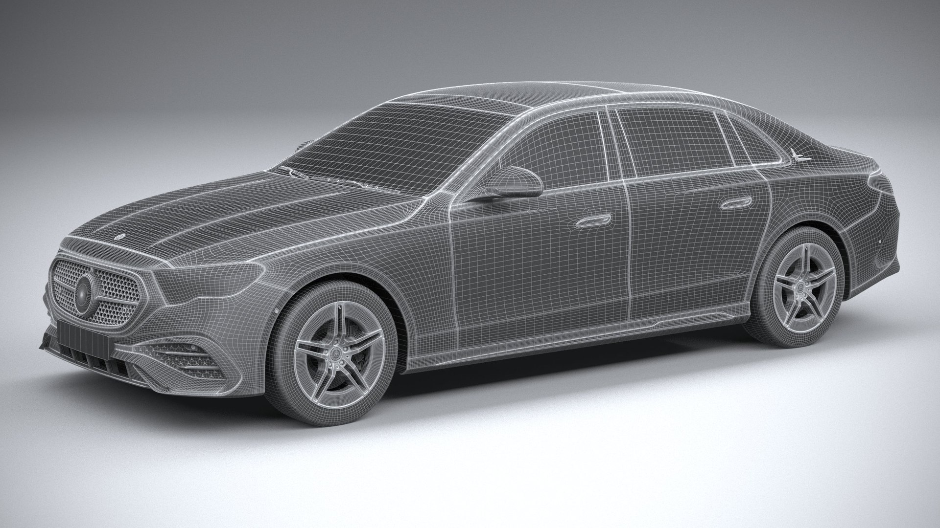 Mercedes-Benz E-class Long 2024 3D model - TurboSquid 2152778