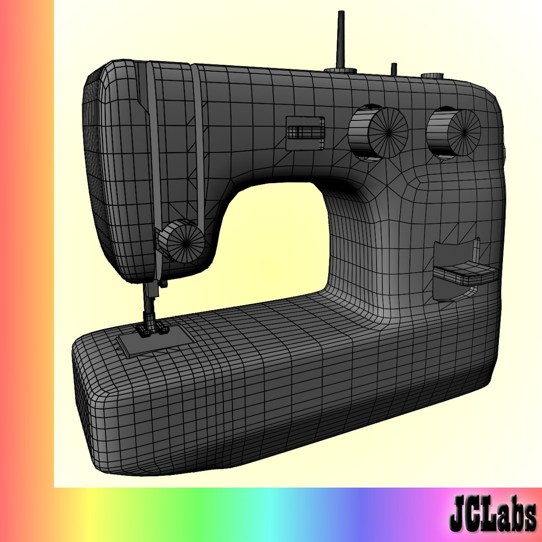 Sewing Machine 3d Model