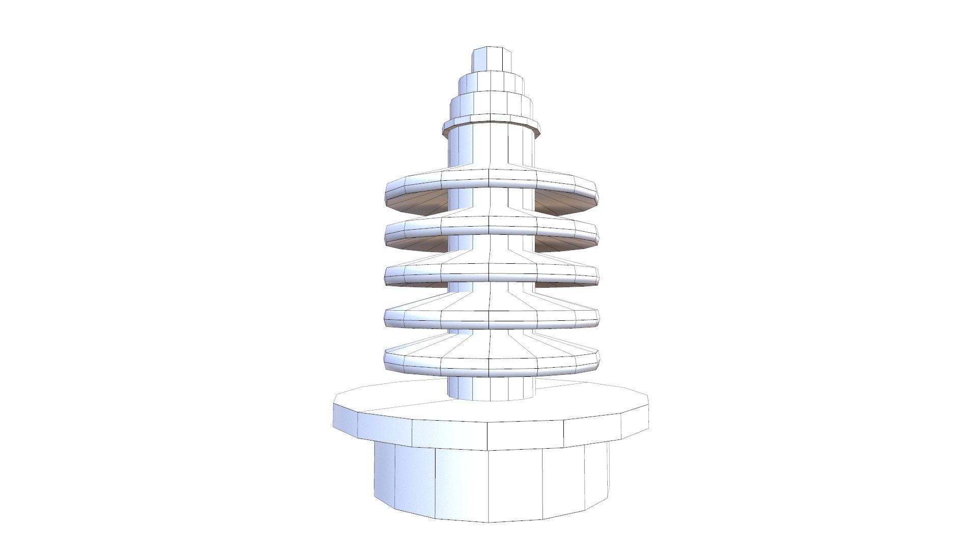 3D Model Coupling Transformer SM 2Inch Bushing - TurboSquid 2297518