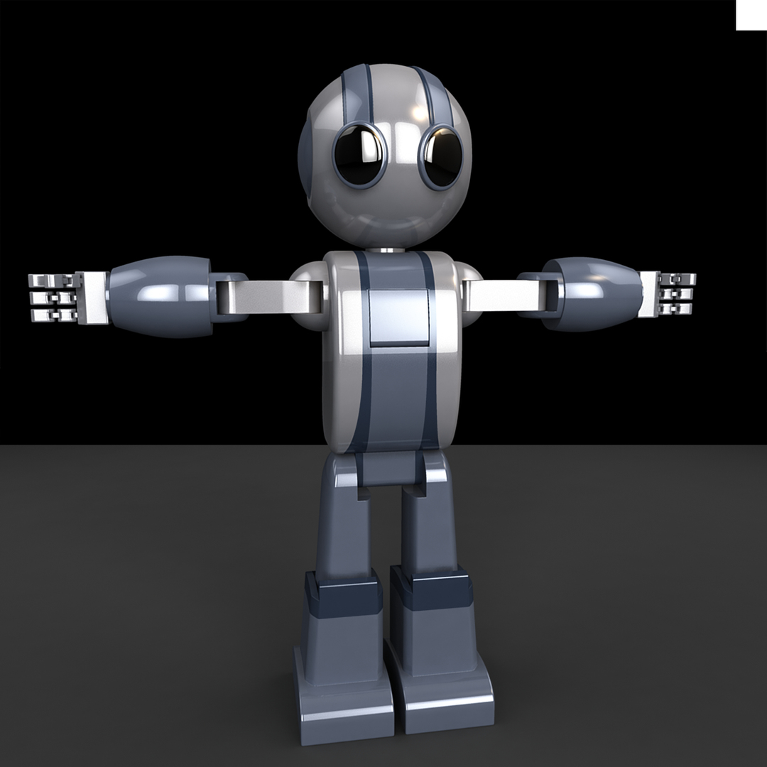 Robot Character 3d C4d