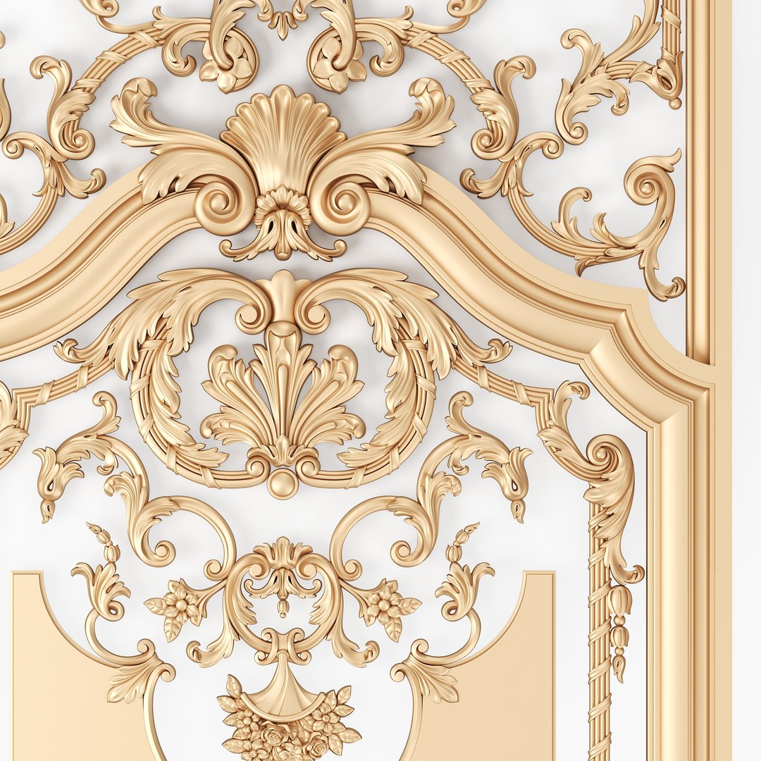 Carved Panel 3D Model - TurboSquid 1877713