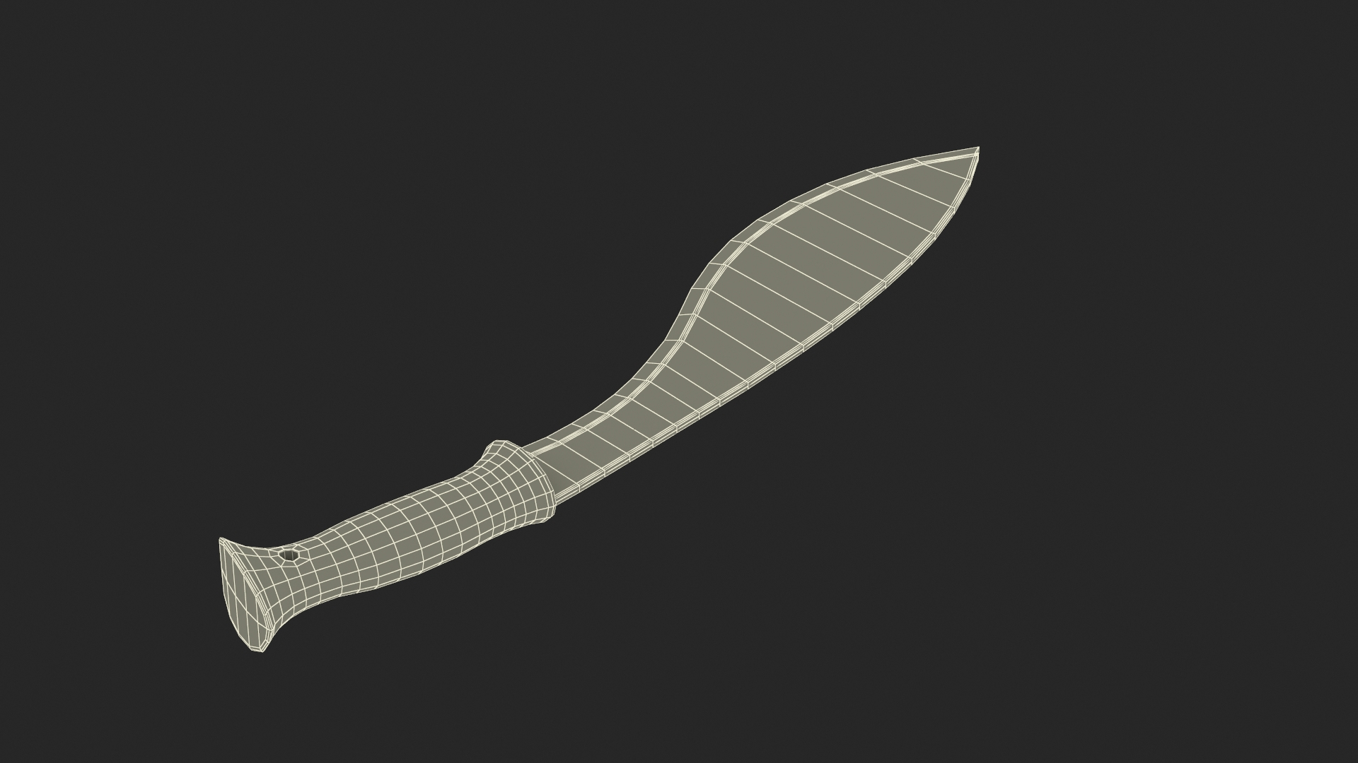 3D Kukri Blade Machete - TurboSquid 2016291