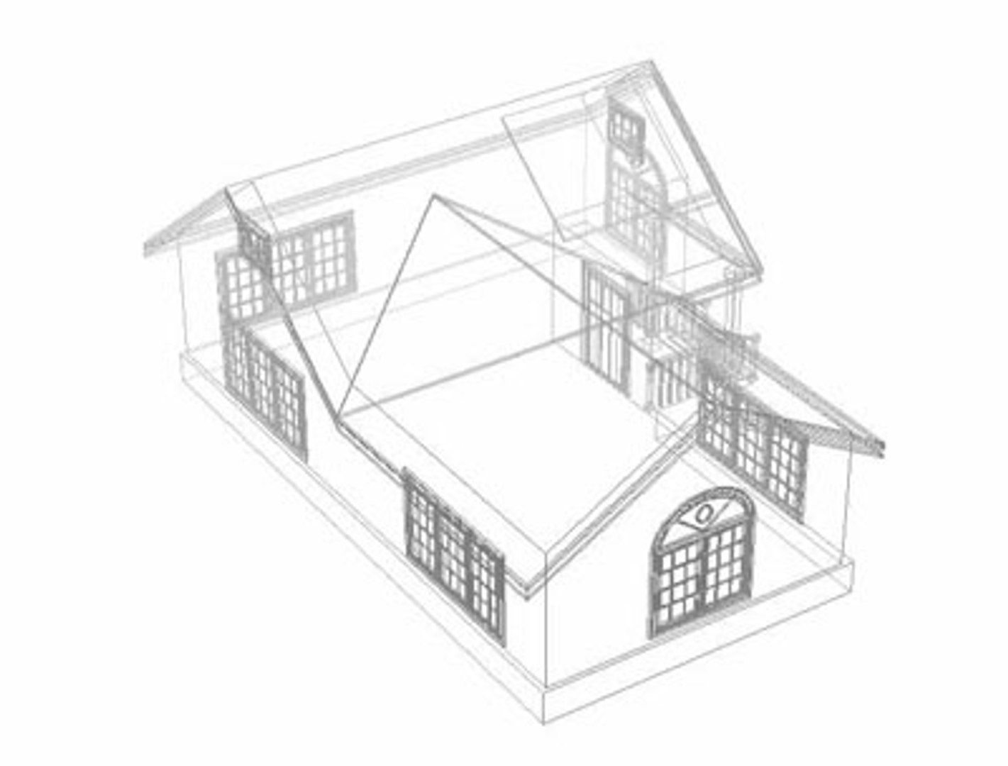 Simple-house 3d 3ds