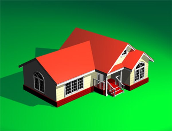 simple-house 3d 3ds