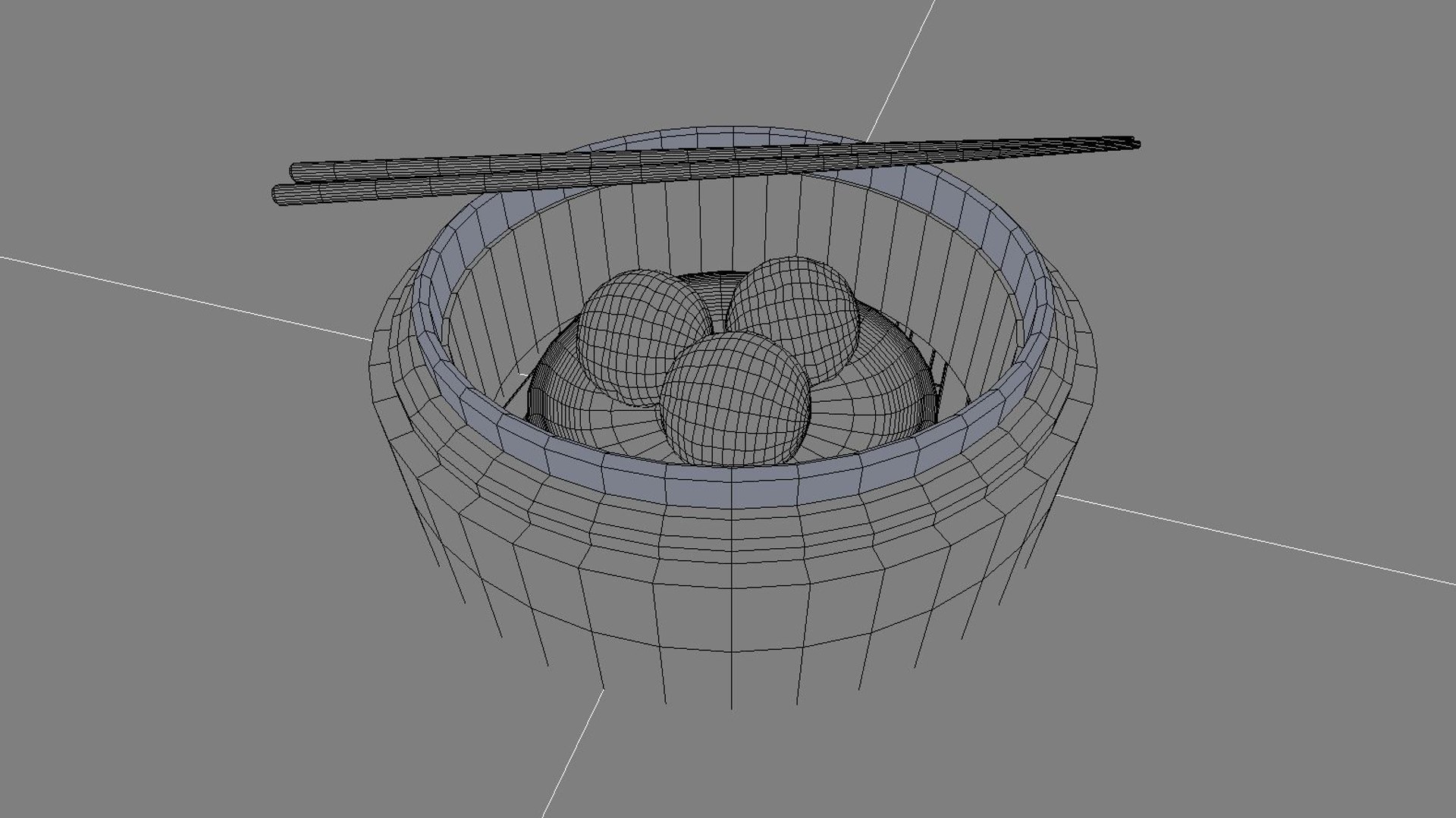 China Fish Ball 3d Model