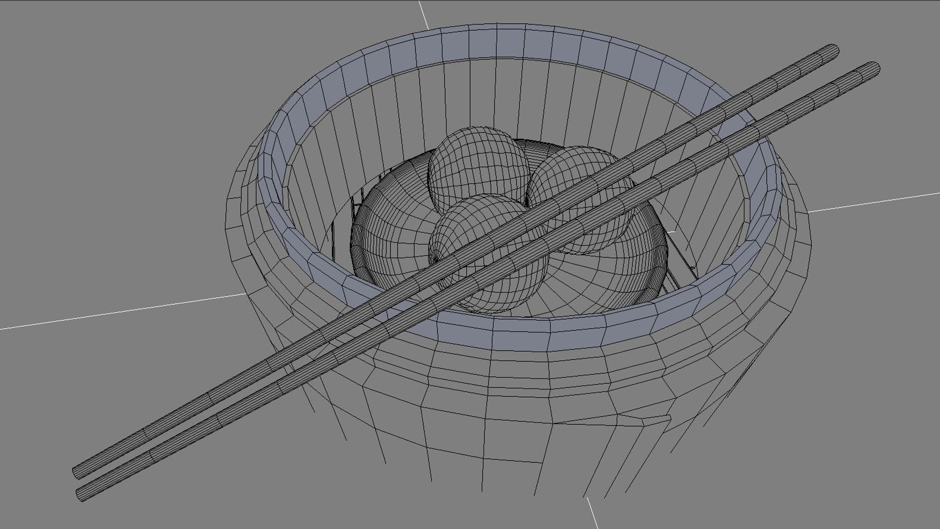 China Fish Ball 3d Model