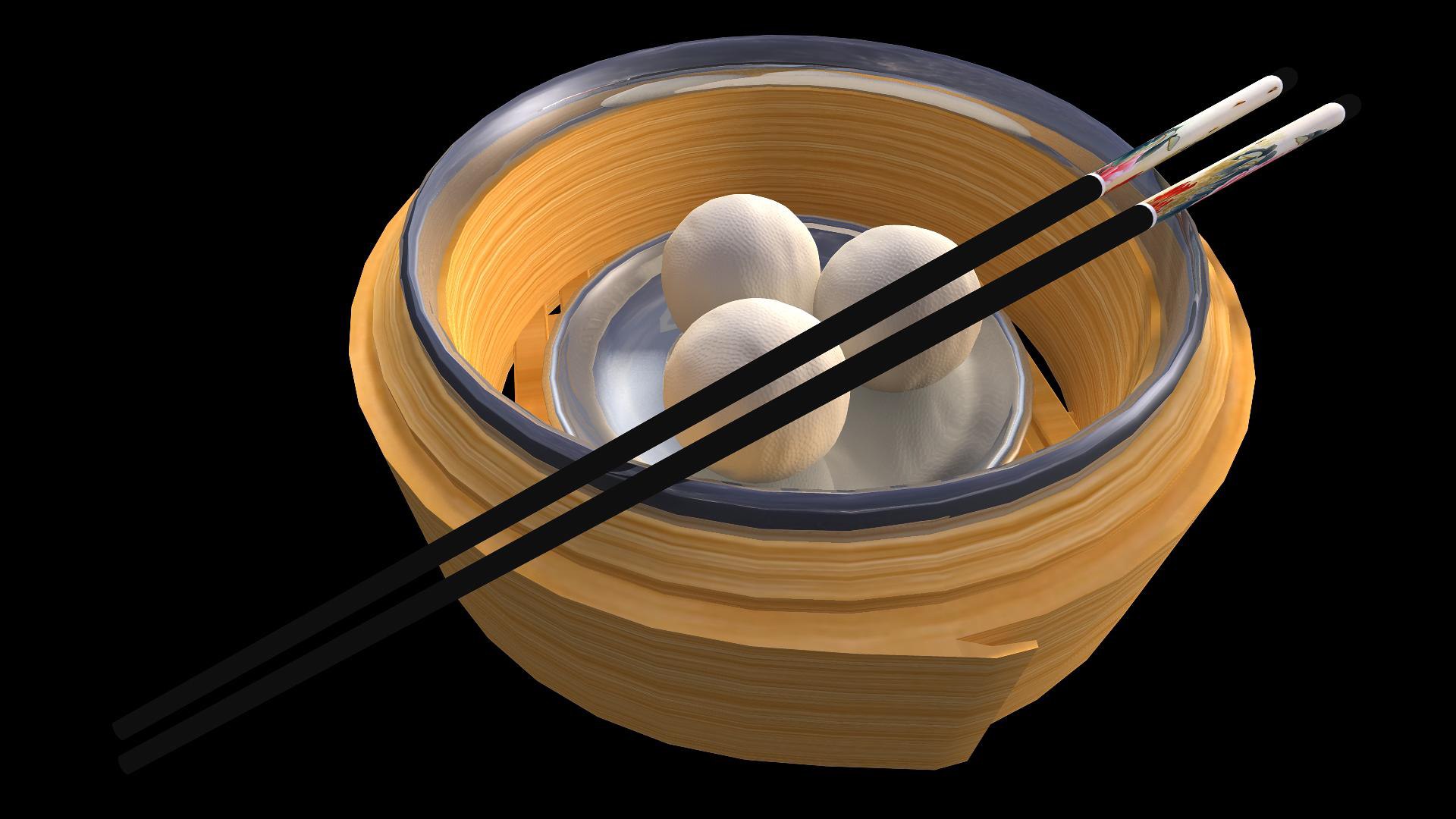 China Fish Ball 3d Model