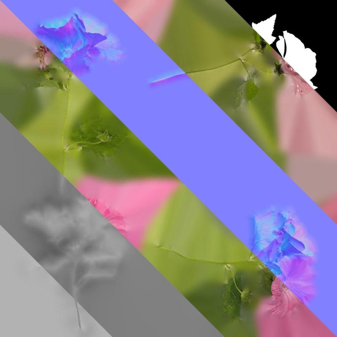 3D Anydrafts Lavatera Trimestris Atlas 04 Textures - TurboSquid 2356307