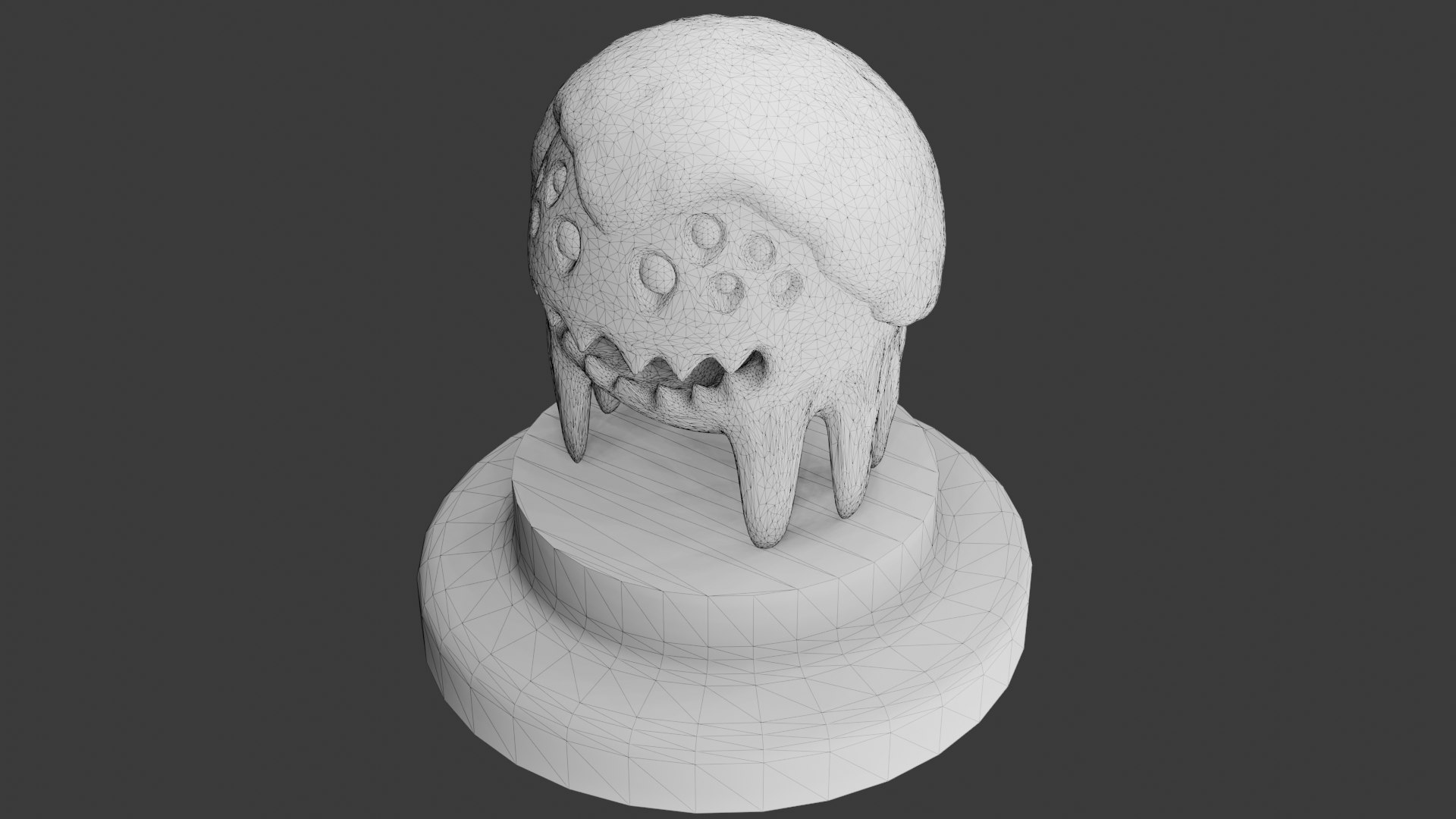3D Figurine Of A Strange Creature - TurboSquid 2313430