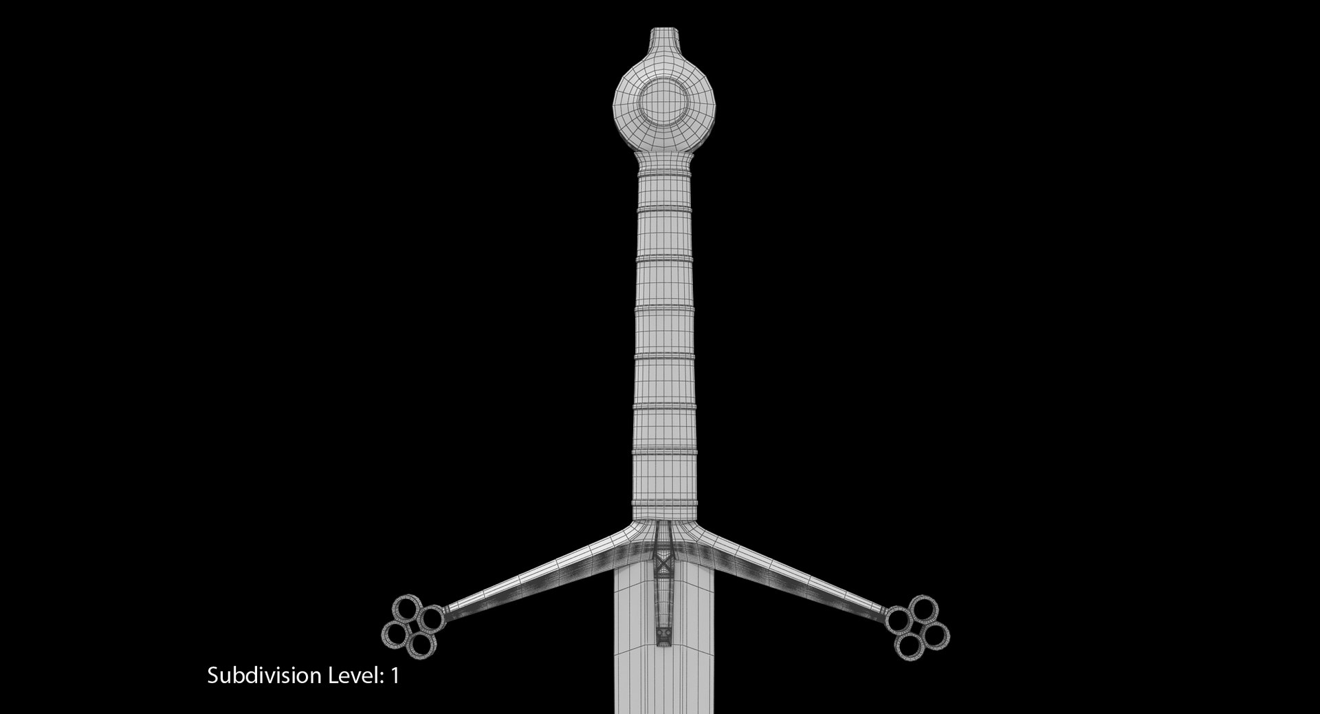 3d x claymore sword