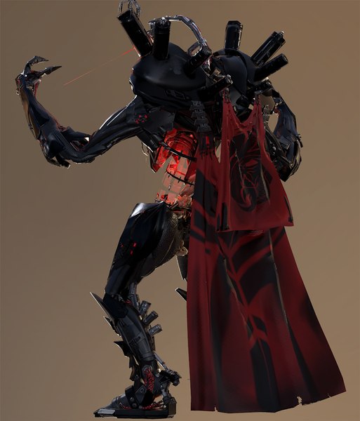 3D cyborg rigged monster - TurboSquid 1206118