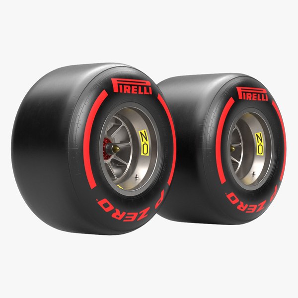 2011 formula 1 wheels 3d model