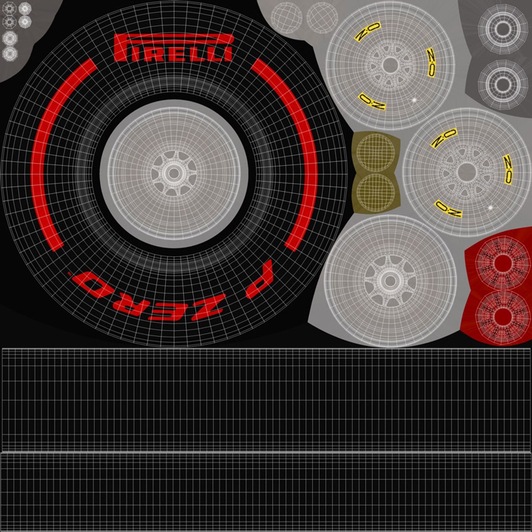 3D F1 Wheel - SUPERSOFT - TurboSquid 1831531