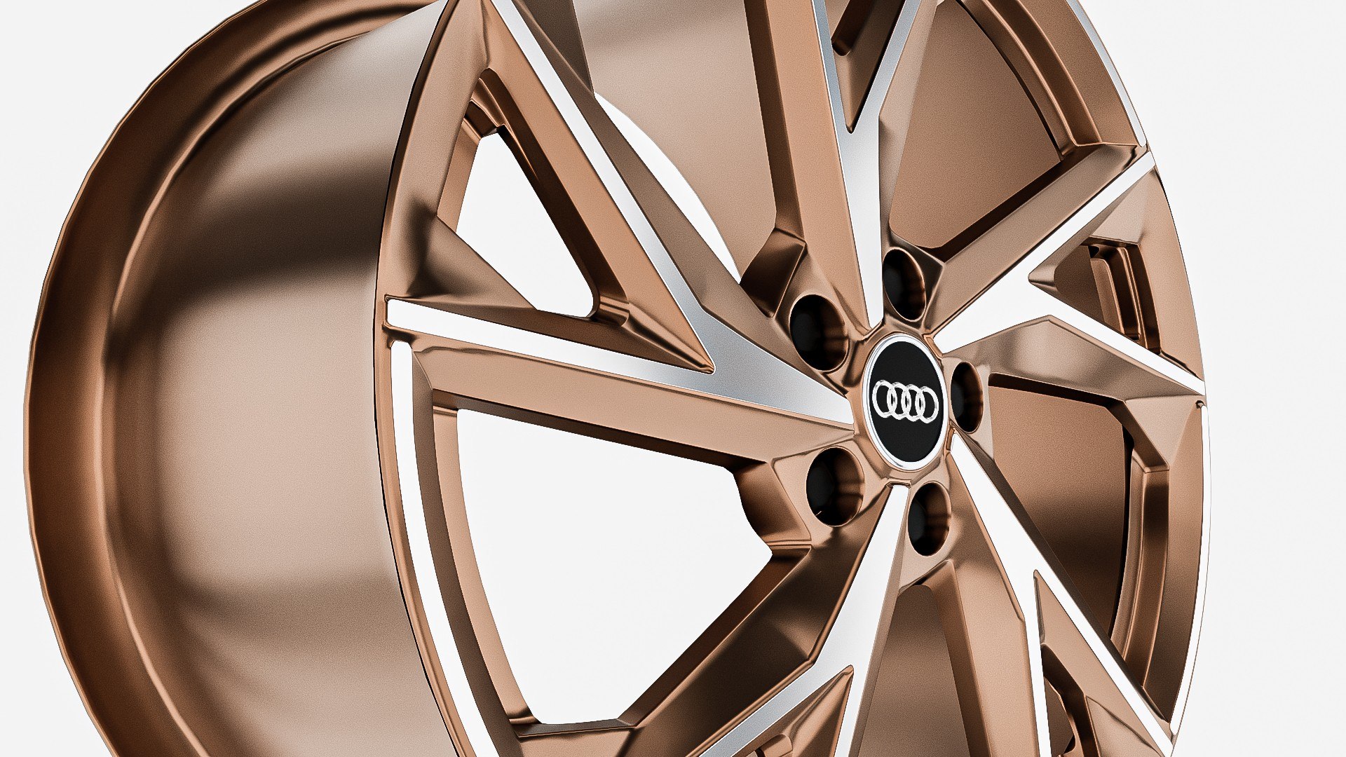 Audi Alloy Wheel 3D Model - TurboSquid 2141697